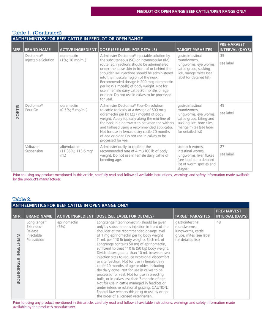 Dewormers for Beef and Dairy Cattle | MWI Animal Health